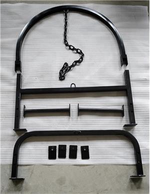 Truck Single Spare Tire Carrier Rack Tire Holder Behind Cab（New Style ...