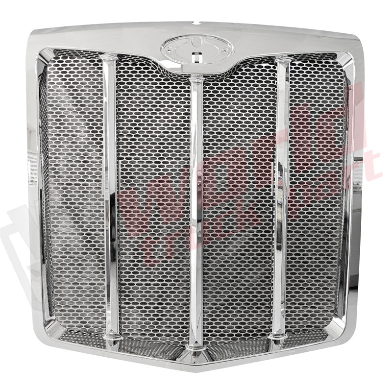 Grille With Bug Screen W/O Emblem Chrome Peterbilt 579 2022+ — World ...